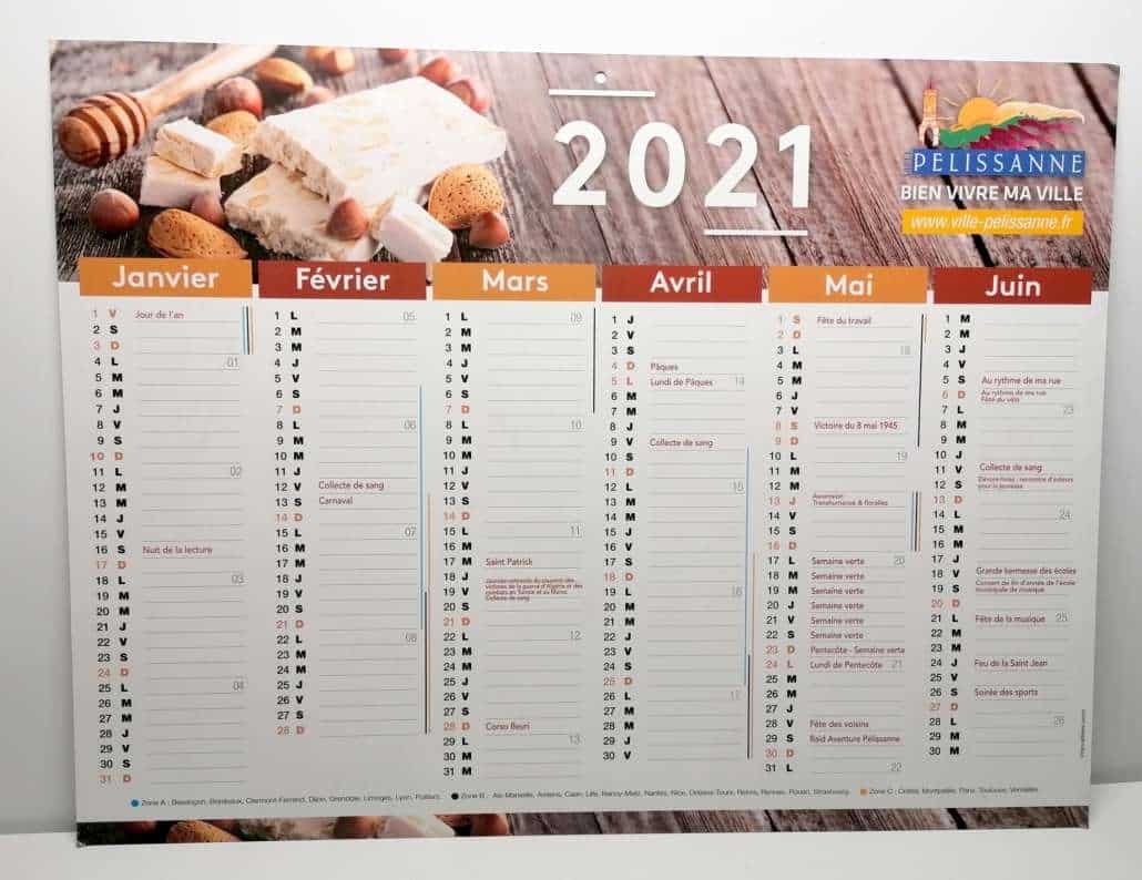 Impression calendrier publicitaire professionnel | Imprimeur Marseille Aix